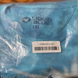 Liquid Blue | Shirts | Liquid Blue Mens Tropical Reef Tshirt Tie Dye ...
